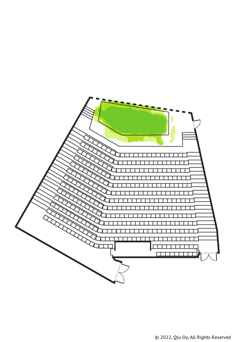 Rovaniemen teatteri Lappia-talo, Rovaniemen teatteri: Tieva sali - Qlu Oy